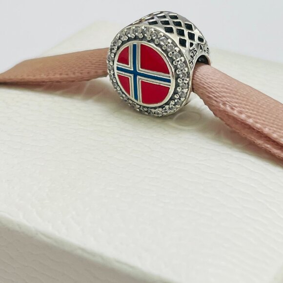 Pandora | Jewelry | Pandora Norway Flag Charm | Poshmark